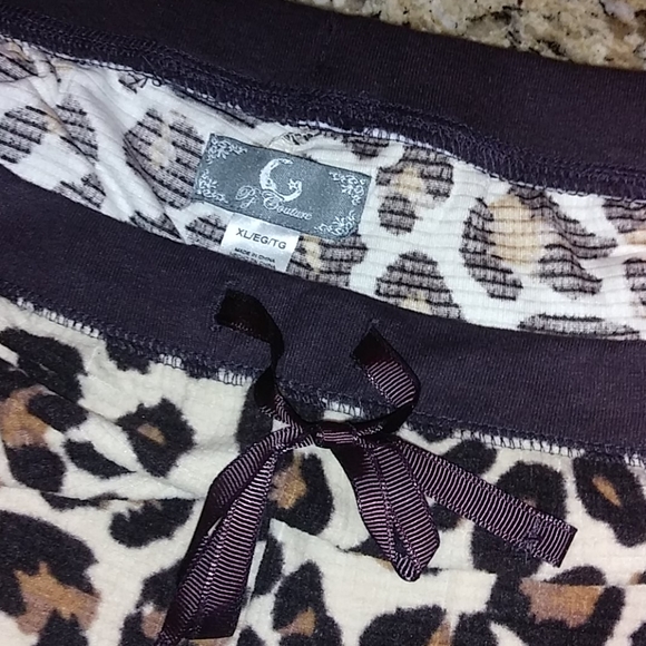 Pj Couture | Intimates & Sleepwear | 19 Pj Couture Leopard Pajama Set ...